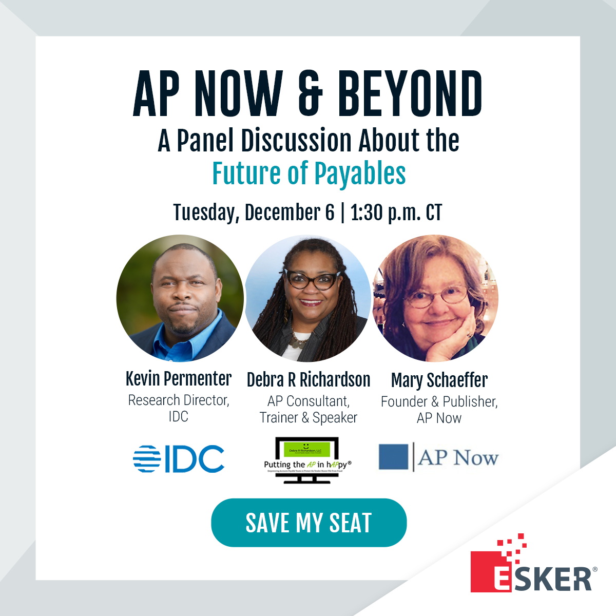 AP Now & Beyond: A Panel Discussion About the Future of Payables ...